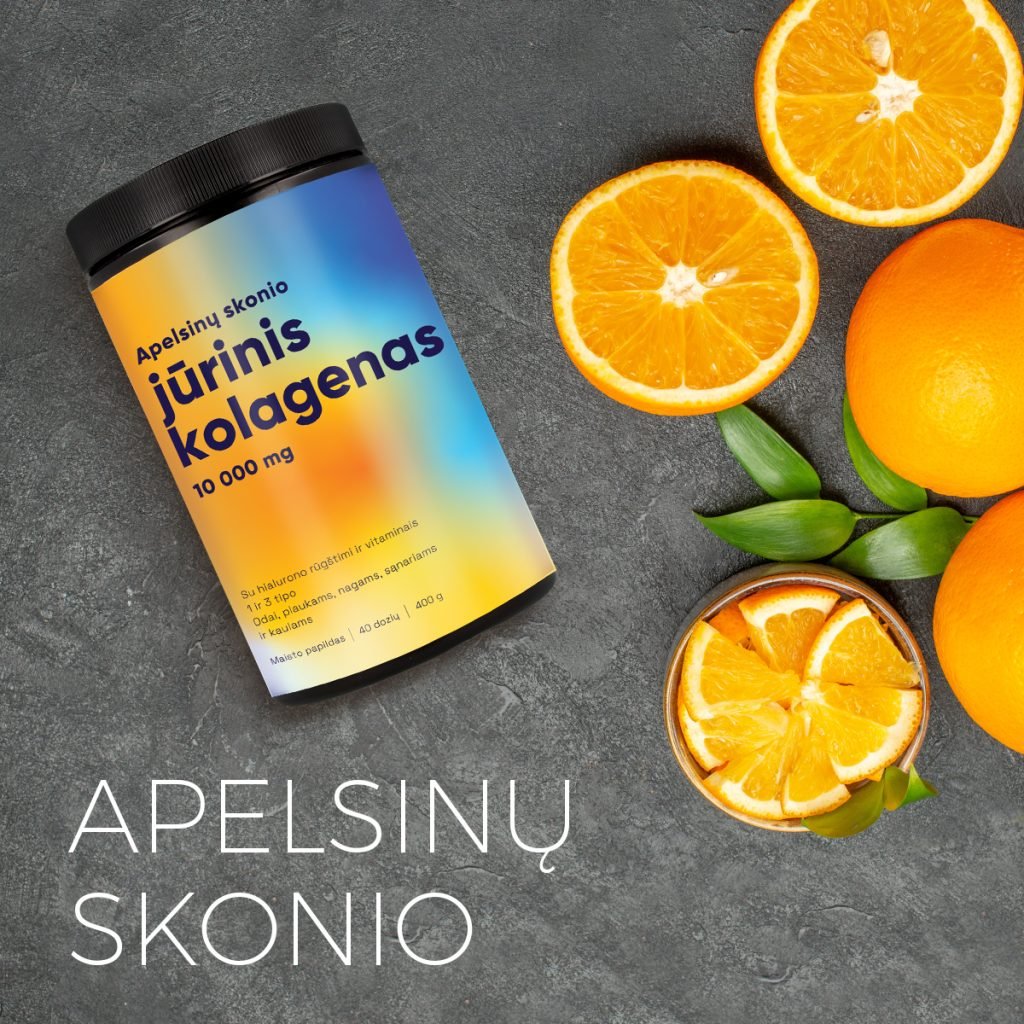 Jūrinis Kolagenas su Hialurono rūgštimi